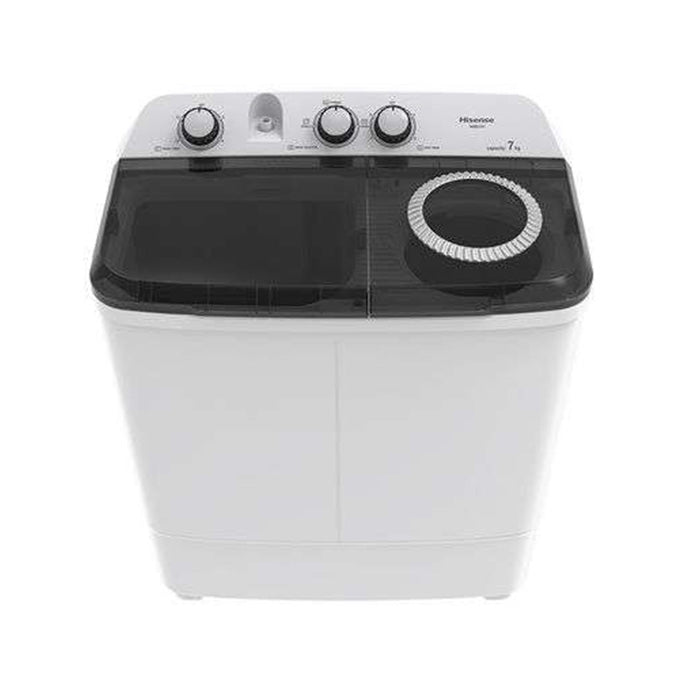 Hisense WSBE701 7kg Twin Tub Washing Machine – White – BrandCart Kenya